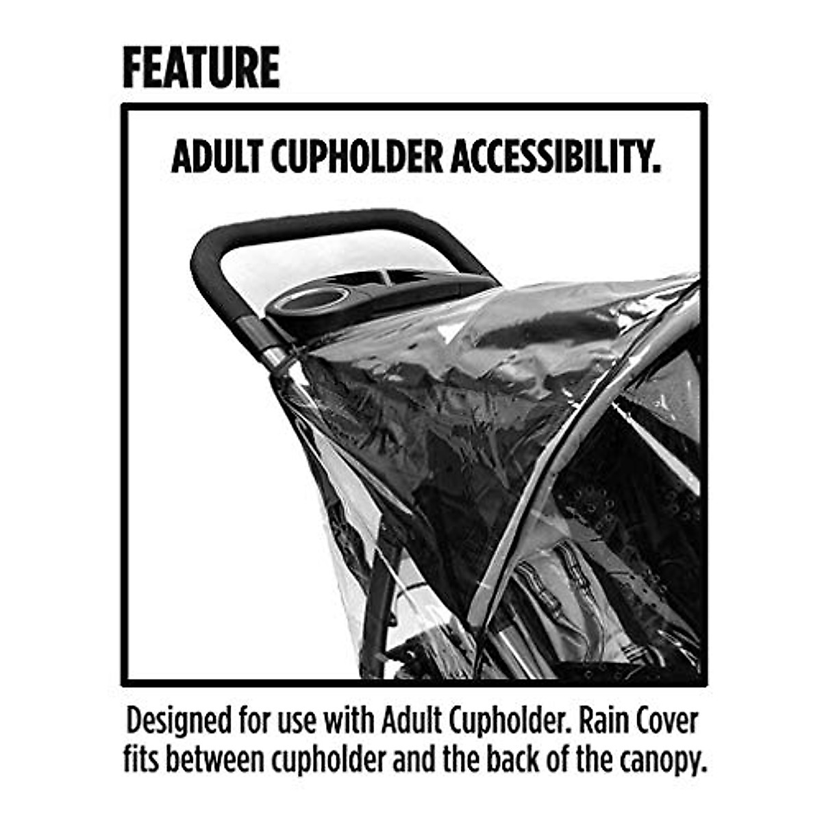 Sashas Rain and Wind Cover For the Graco ‘FastAction Fold Click Connect’ Jogger Stroller