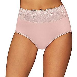 Bali Passion For Comfort Women's Panties, Seamless Brief Underwear for Women, Seamless Stretch Underpants (Colors May Vary)
