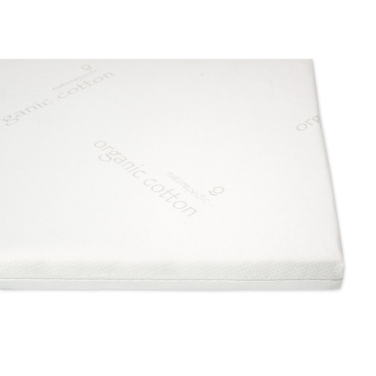 Naturepedic 2'' Adagio Latex Mattress Topper - Thick Cooling Breathable Top Mattress Pad for Back Pain Relief & Full Body Contouring Comfort - Twin