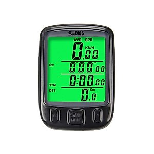 Garneck Exercise Bike Exercise Bike Exercise Bike Exercise Bike Bike Computer Wired Speedometer Bike Odometer Cycling Multi Function (Black) Mini Bike Mini Bike