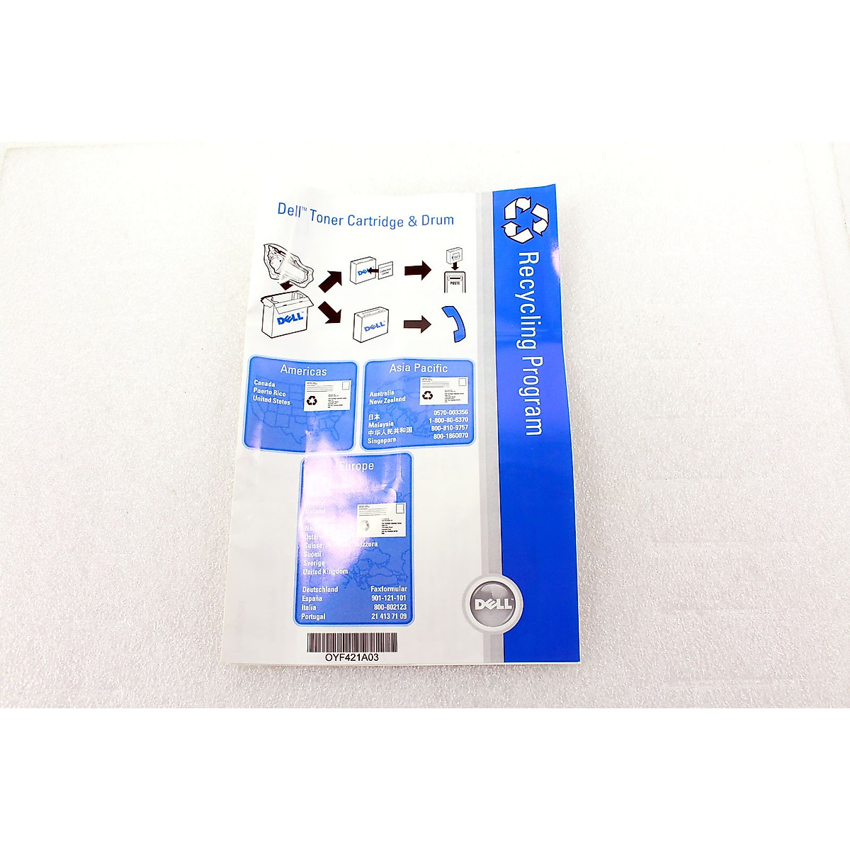 Dell Yellow 8000 Page Yield Toner Cartridge for 5110CN Printer GD908