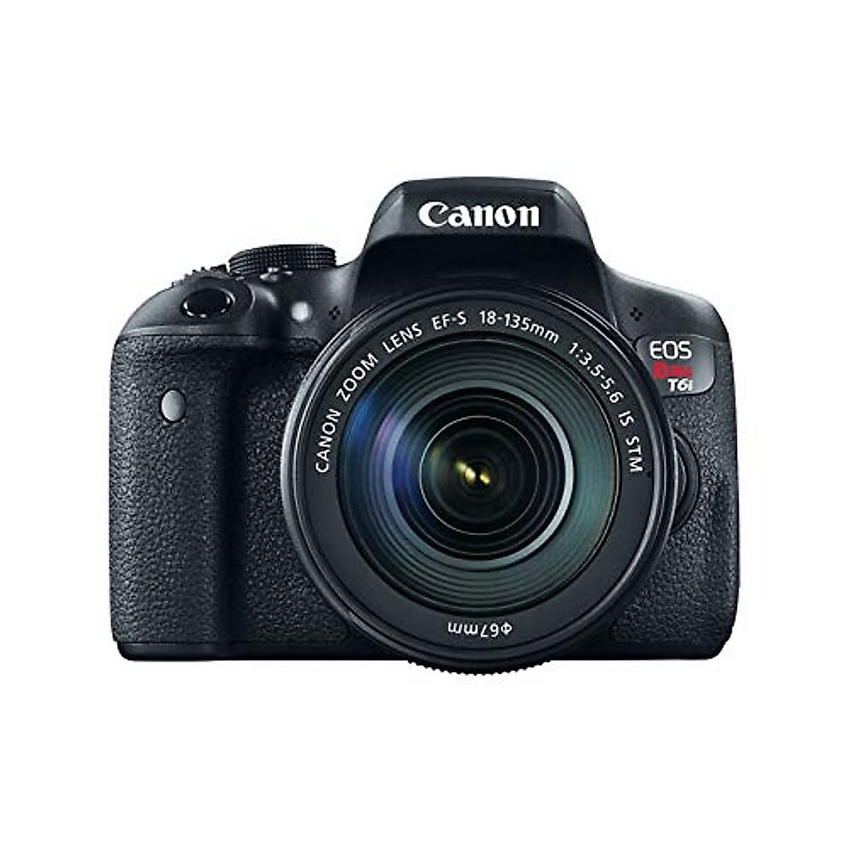 Canon T6i EOS Rebel DSLR Camera with EF-S 18-135mm f/3.5-5.6 is STM Lens+ Advanced Sunshine Bundle