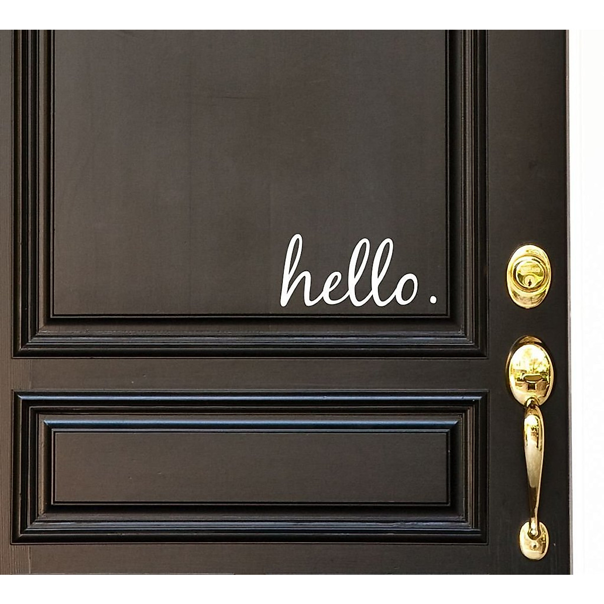 Fancy Cursive Single Personalized Custom Name Vinyl Wall Art Decal Sticker 36" W, Girl Name Decal, Girls Name, Nursery Name, Girls Name Decor, Girls Bedroom Decor, PLUS FREE 12" WHITE HELLO DOOR DECAL