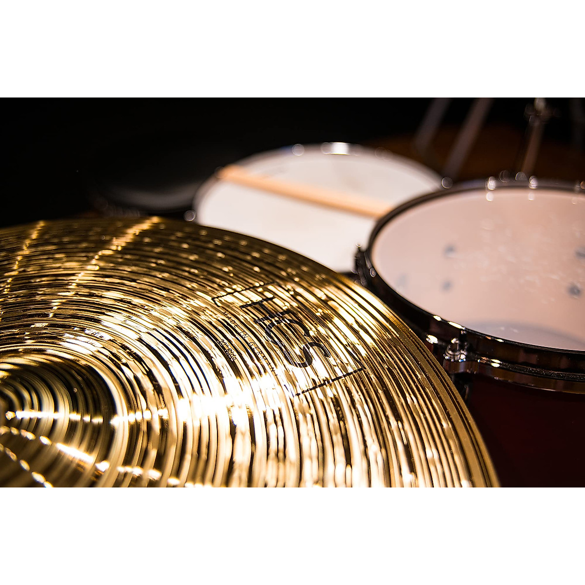 Meinl 20" Ride Cymbal - HCS Traditional Finish Brass for Drum Set, Made in Germany, 2-YEAR WARRANTY (HCS20R)