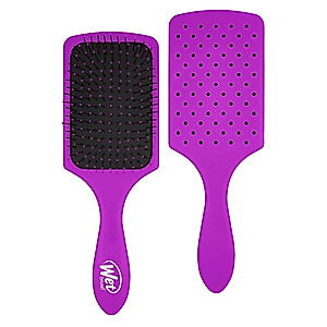 Wet Brush Paddle Detangler Hair Brush, Purple - Ultra-Soft IntelliFlex Detangling Bristles with AquaVent Design - Spread Hair Treatments Evenly - Pain-Free Hair Brush For Women, Men, Wet And Dry Hair