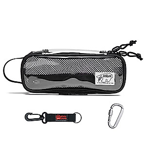 Rough Enough Clear Pencil Case for Boys Girls Adults TSA Approved Toiletry Bag Shaving Kit Toothbrush Travel Case