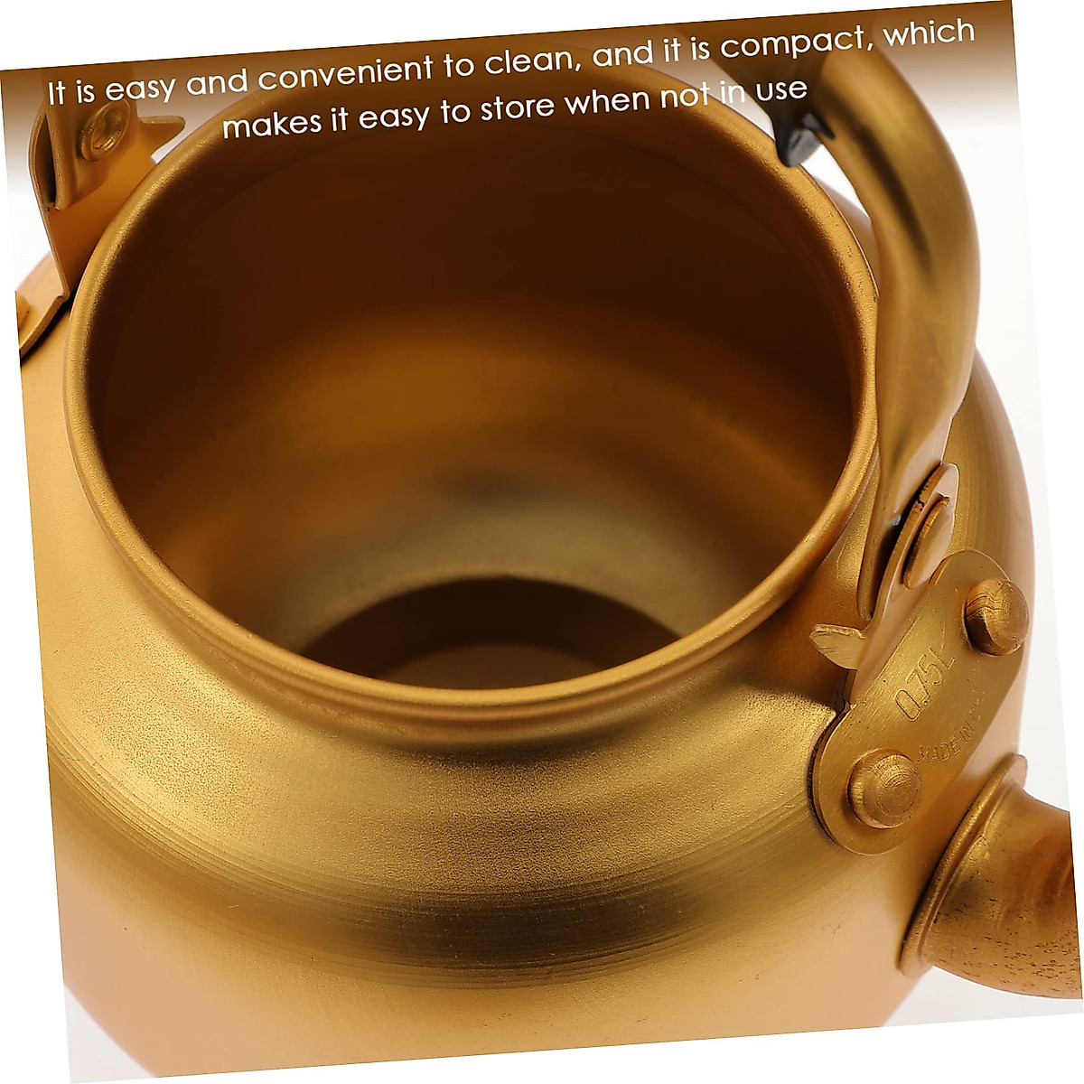 HOMSFOU 5pcs Folding Storage Boiler Metal Wine Camping Over Classic Pots Maker for Gas Heater to No L Pour Small Restaurant Serving Touch Scalding Rice Dispenser with Home Jug Water