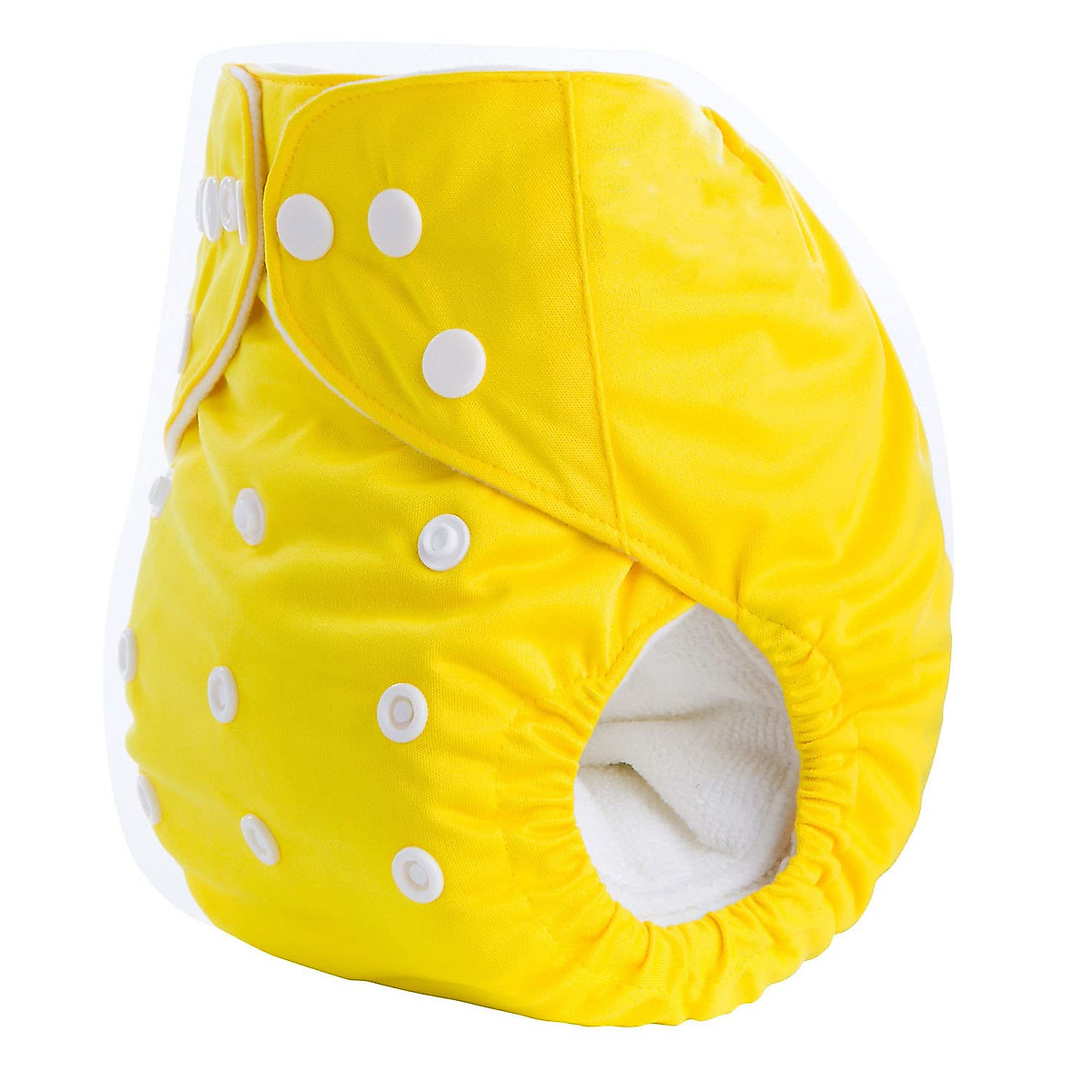 Reusable Cloth Diapers Newborn for Boys and Girls One Size Adjustable Washable Pocket Diaper Cover 6 Reusable Diapers + 6 Charcoal Bamboo Inserts+2 Microfiber Inserts and 1 Reusable Diapers Wet Bag