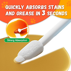 VVHOMIFE Combination of Small and Large Dog Ear Cleaning Swabs, Dog Q Tips. Dog Ear Cleaner to Prevent Accidental Injury to The Ear Canal, Aids to Dog Ear Infection Treatment, Total 125 pcs.