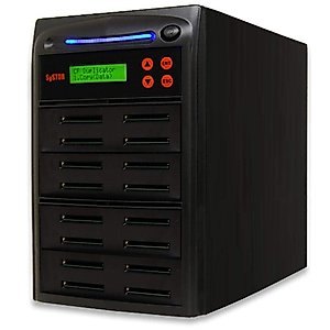 Systor 1:15 Compact Flash CF Card Duplicator - 2GB/Min - Standalone Copier & Eraser/Sanitizer, Multiple Memory Slots, Speeds Up to 33MB/Sec (SYS-CFD-15)