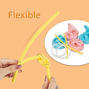 Mason Jar Lids, Wide Mouth Flip Cap Mason Lids with Straw Reusable Drinking Canning Lids Leak-proof Airtight Seal Easy Pouring Spout for Milk Coffee Lemonade Salad Dressings(Pink, Blue, 2)