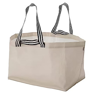 I-K-E-A GoRSNYGG Shopping Storage Bag Large Light Beige polypropylene 22 1/2x14 1/2x15 ¼ ''/2401 oz