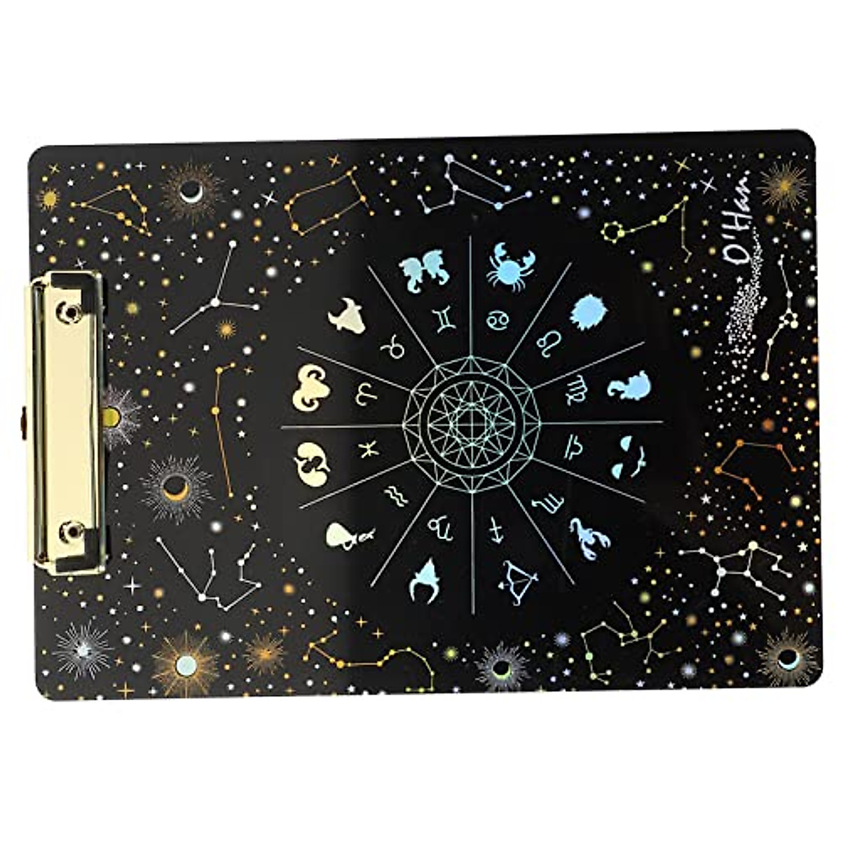 5pcs Convenient A Decorative Exam Profile Teacher Practical Clipboards Clipboard Size with Portable Board Writing Low for File Document Pattern Fashion