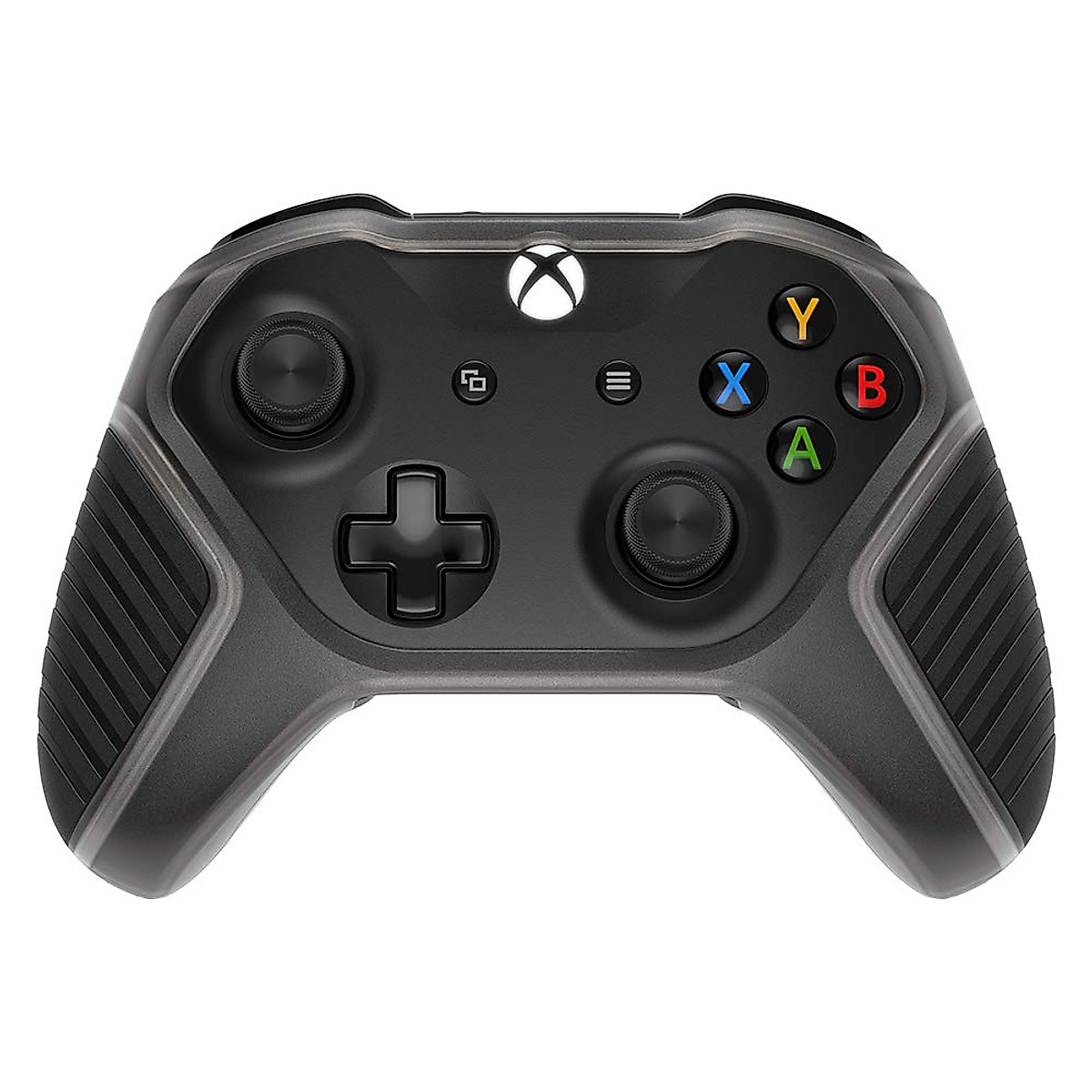 OtterBox Protective Controller Shell for Xbox One Wireless Controllers - Pioneer Dark Web (Trans Fog Black/Black/Silver Metallic)