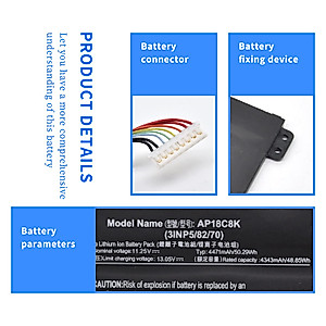 HXPKH AP18C8K Laptop Battery for Acer Aspire A317 3 SF314-54N 5 A514-52 A515 7 A715-42G Chromebook 314 C933 Swift 3 SF314-42 SF314-57 SF314-58 SF314-59 SP314-21N TravelMate P2 TMP215-52 Series