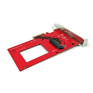 Ableconn PEXU3-132 NVMe 2.5-inch U.3 SSD PCIe 4.0 x4 SFF-TA-1001 Carrier Adapter Card - for 2.5-inch U.3 NVMe SSD - U.3 to PCIe 4.0 - PCIe Adapter for U.3 Drive