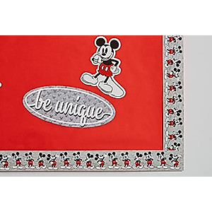 Eureka 845665 Disney Retro Mickey Mouse Poses Decorative Classroom and Bulletin Board Trim for Teachers, 2.25" Wide with 37 Feet Total, Multicolor, 12 Strips