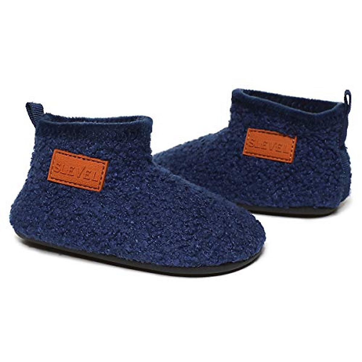 ditont Toddler Boys Girls Winter Warm Indoor House Bootie Slippers Kids Baby Lightweight Home Socks Boots(dt191007Blue27)