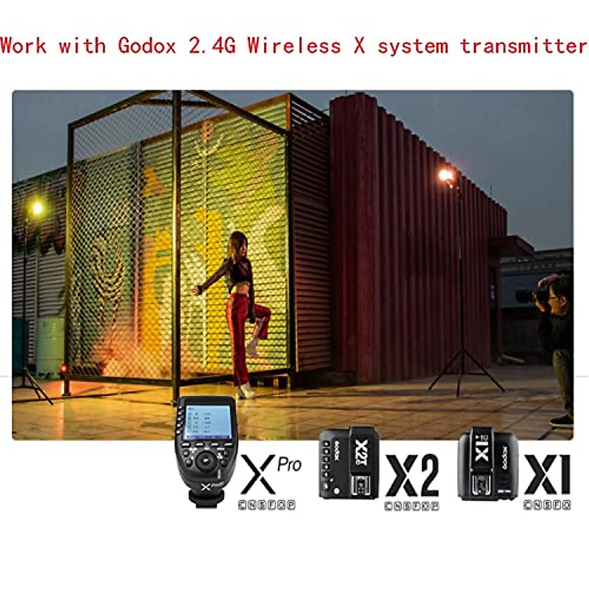 Godox V1 V1-S V1S Round Head Camera Flash for Sony Flash Speedlight Speedlite Light,76Ws 2.4G TTL1/8000 HSS,480 Full Power Shots,1.5s Recycle Time,2600mAh Li-ion Battery,10 Levels LED Modeling Lamp