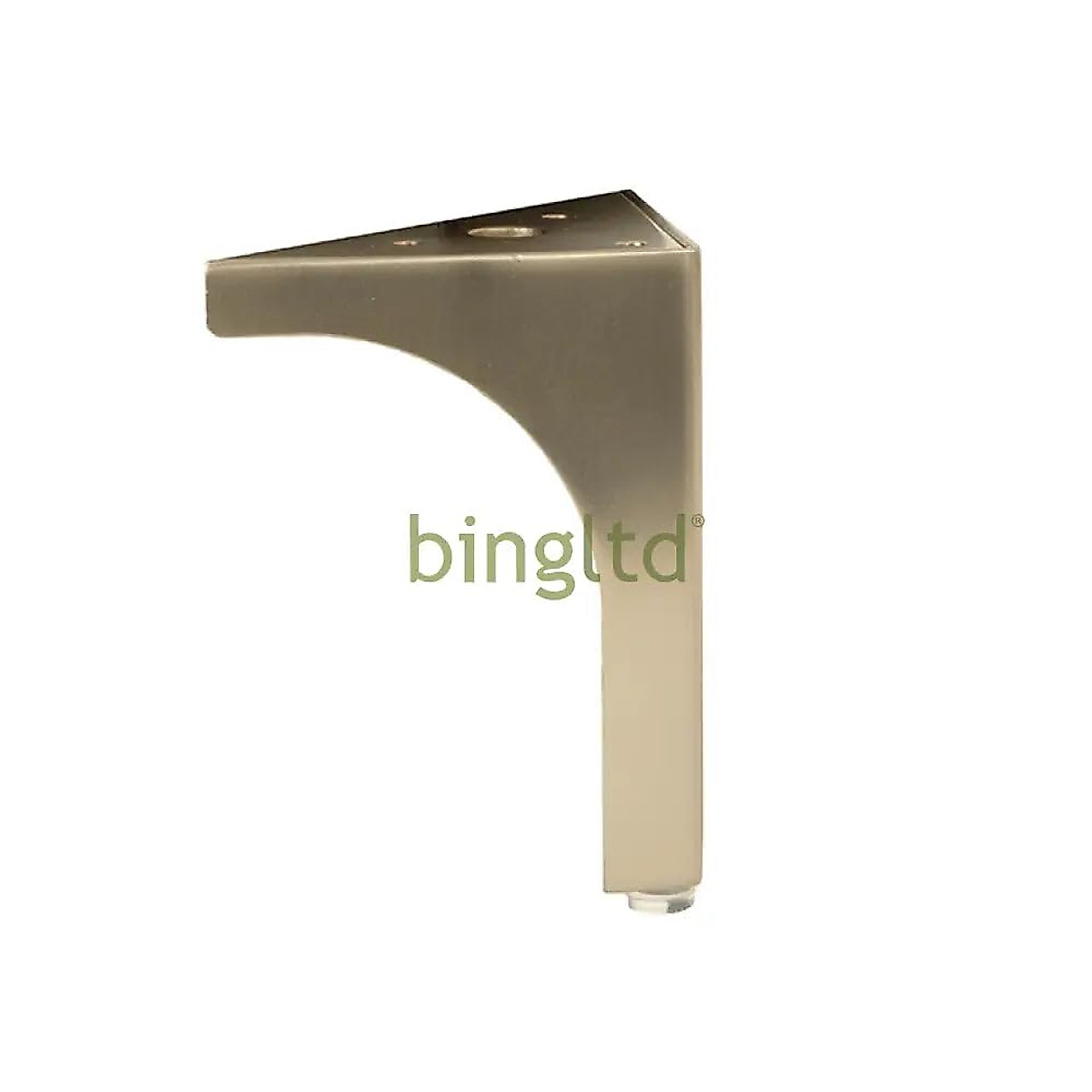 BingLTD - 4 1/2" Brushed Gold Metal Sofa Legs - Set of 4 (ML-45T-BG)