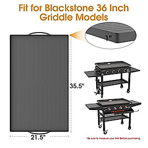 36" Silicone Griddle Mat for Blackstone, Heavy Duty Griddle Mat Fit Blackstone 36 Inch Flat Top Gas Grill Griddle, Protective Top Covers for Blackstone Protector Outdoor