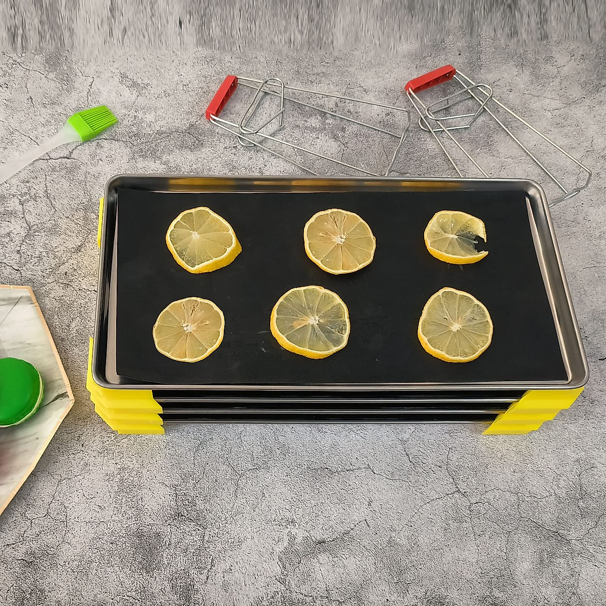 PIAOLGYI Tray Mats Set For HARVEST RIGHT Freeze Dryer Trays,Accessories Compatible with HARVEST RIGHT Freeze Dryer Medium Trays (4 Pack)