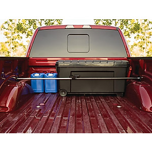 Keeper - Ratcheting Cargo Bar - Black/Silver, Adjustable From 40"-70"