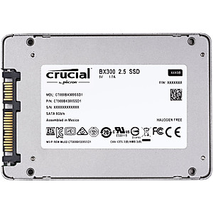 Crucial BX300 240GB 3D NAND SATA 2.5 Inch Internal SSD - CT240BX300SSD1