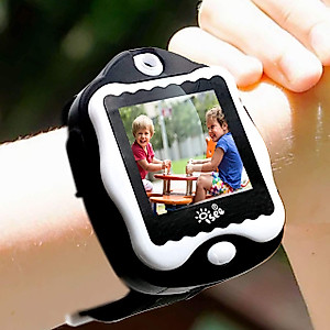 Durable Smart Watch for Kids, Digital Video Games Built in Selfie-Camera Watches, Electronics Educational Toys Kids Camera, Gadgets Games for Kids Ages 4-8 Girls Boys (Black)