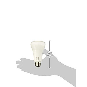 Philips Hue Single Premium A19 Smart Bulb, 16 million colors, for most lamps & overhead lights (Hue Hub Required, Works with Alexa), Old Version, White (464487)