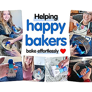 PASTRY QUEEN Pastry Cutter, Perfect Flaky Pie Crust, Dishwasher Safe Dough Blender, Easy Grip Handle & Stainless Steel Blades