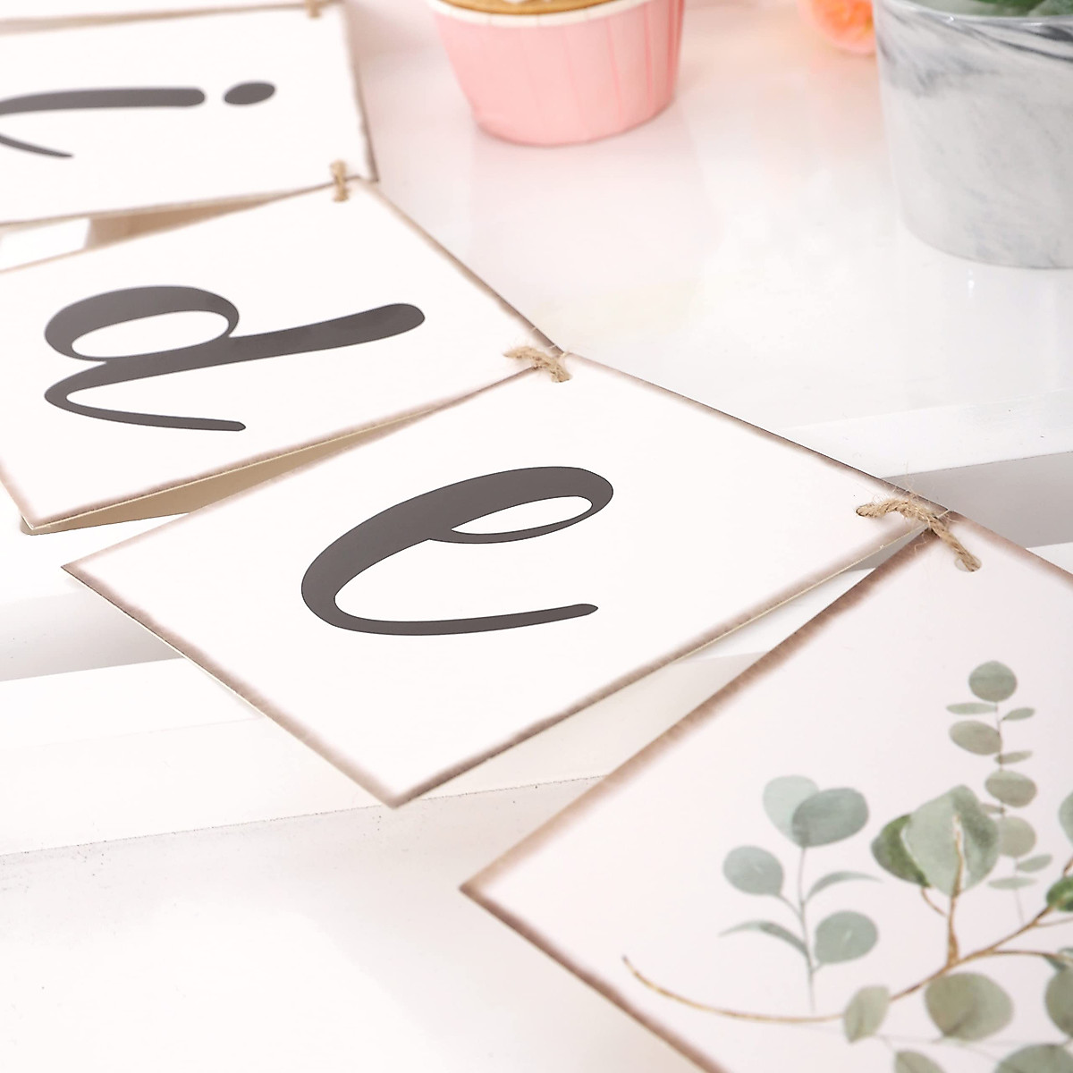 Greenery Bridal Shower Banner - Greenery Shower Decorations, Bride to Be Shower Banner, Herbal Bridal Shower Banner, Bridal Shower Decor，Best Bridal Wedding Supplies