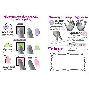 Klutz Fingerprint Fabulous: Create Sweet and Sparkly Thumbprint Art Craft Kit