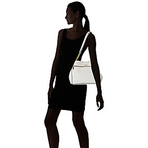 Karl Lagerfeld Paris Womens Hobo Bag, Wt/Bk Multi, One Size US