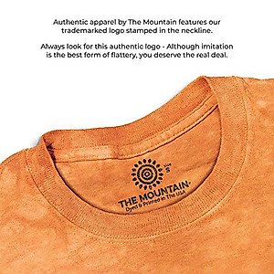 The Mountain Northern Wildlife Collage Adult T-Shirt, Brown, Medium