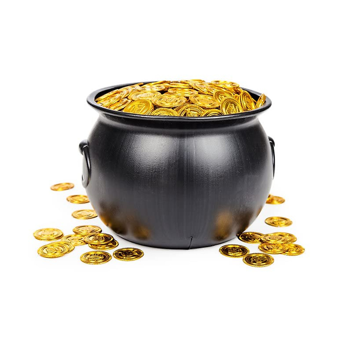 GiftExpress 8" Black Cauldron Kettle, Cauldron Halloween Decor