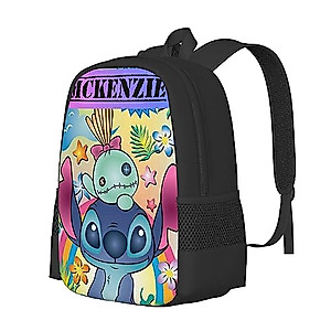Anime Stitch Backpack Cartoon Anime Character Travel Rucksack Bag Cute Laptop Backpack Woman Men Casual Backpack Gifts