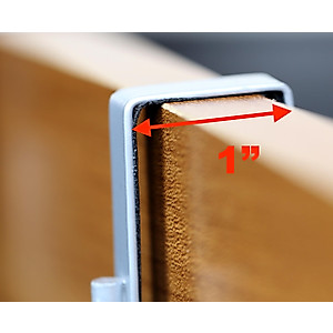 2PK - SimpleHouseware Over The Cabinet Door Organizer Holder, Silver