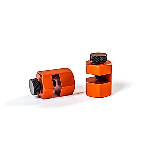 Easy Grip Orange Stair Gauges, Framing Square Attachments Bright Orange, Rafter Layout & More, Sold in Pairs-LS Creations