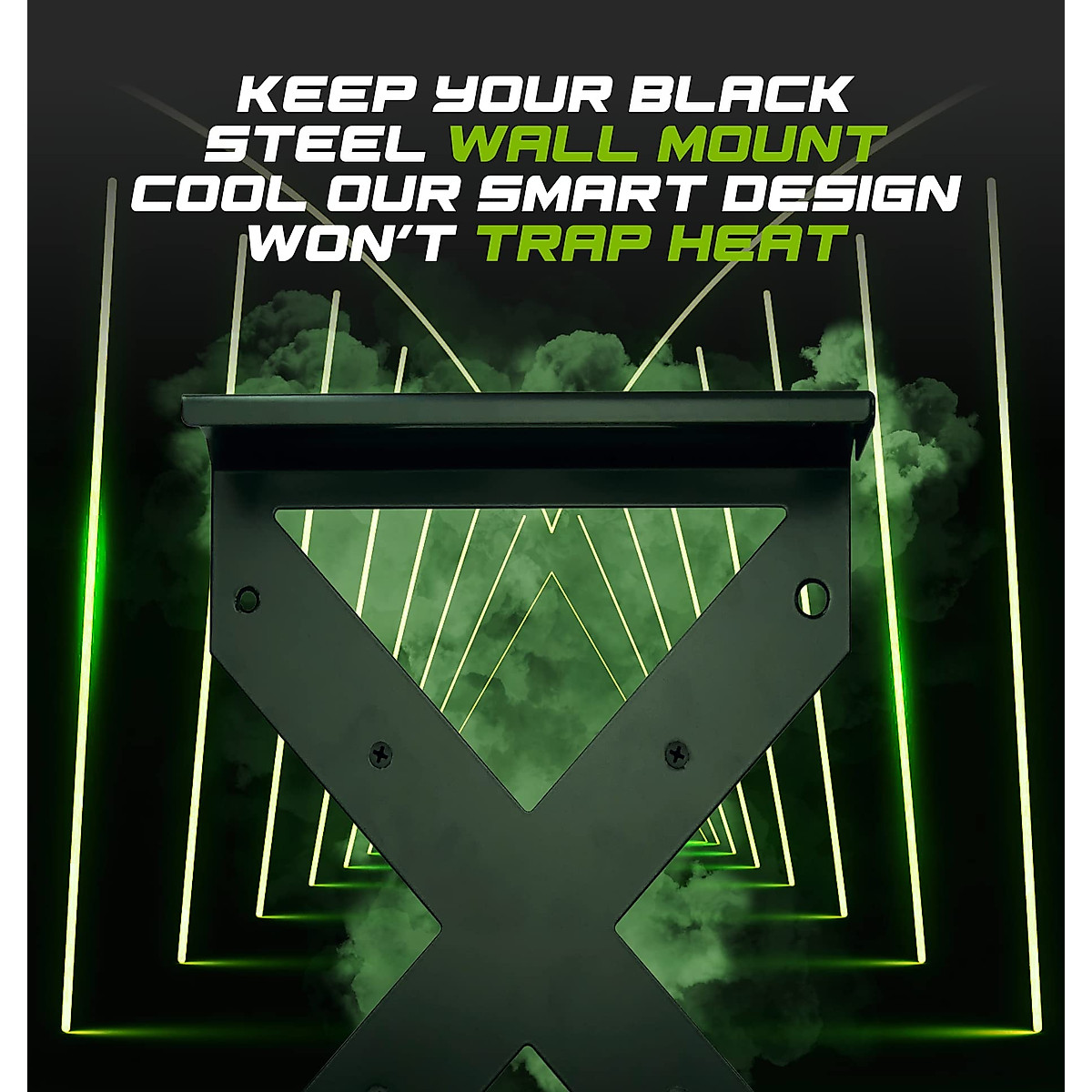 Xbox One S Wall Mount (Black) - Signature X Design! - Made in the UK!