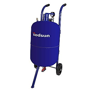 Sand Blaster Abrasive Blaster Portable Power Sand Blasting Kit for Removing Paint, Stain, Rust, Compatible Pressure Sand Blaster (Blue)