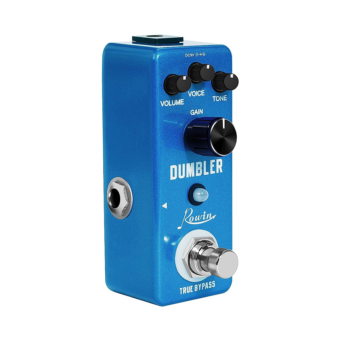 Rowin Analog Dumbler Guitar Effect Pedal with 9V DC 1A Pedal Power Supply