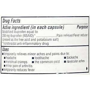 Advil Liqui-Gels (200mg) - 200 Liquid Filled Capsules
