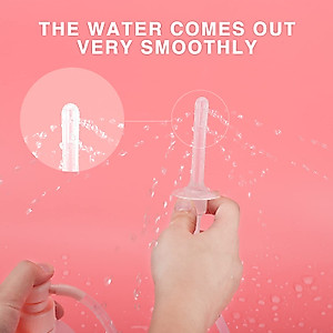 Vaginal Douche for Women Vaginal Cleansing System 600 ml Douche Cleaner Anal Douche Cleaning Kit Capacity with 3 Nozzles