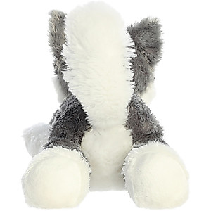 Aurora® Adorable Flopsie™ Shadow™ Stuffed Animal - Playful Ease - Timeless Companions - Gray 12 Inches