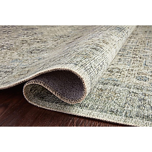 Loloi II Skye Collection SKY-14 Natural/Sage 9'-0" x 12'-0" Area Rug
