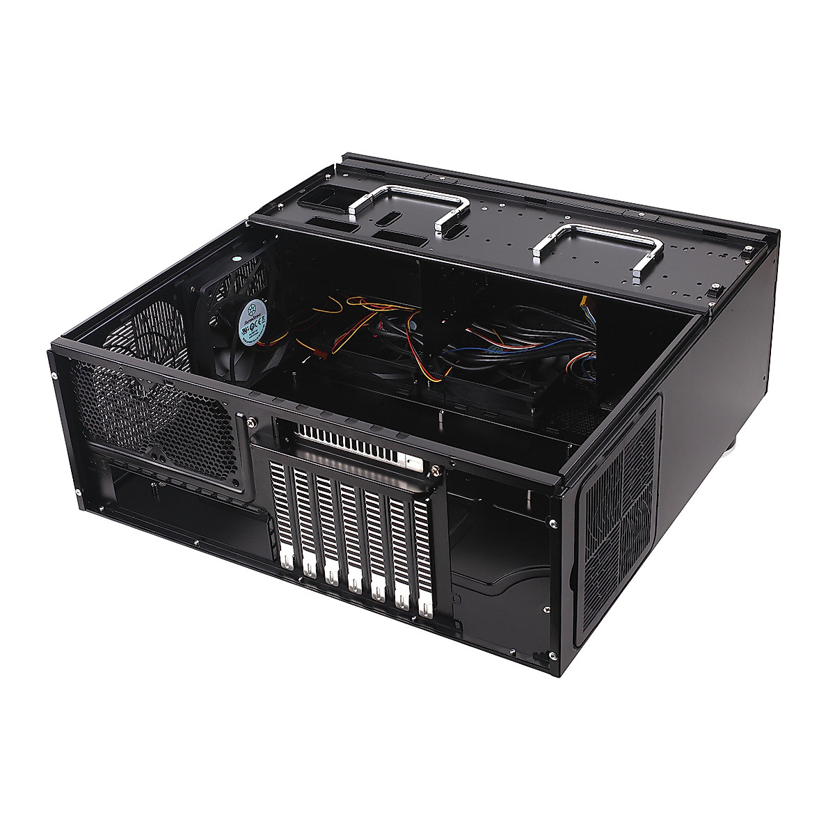 SilverStone Technology GD08B Home Theater Computer Case with Aluminum Front Panel for E-ATX/ATX/Micro-ATX Motherboards GD08B-x