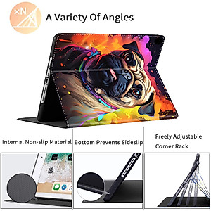 Case for iPad Pro 11 Inch 2022/2021/2020 (4th/3rd/2nd Generation),iPad Air 5th / 4th Generation 10.9 Inch (2022/2020) Case, Durable Shockproof Protective Cover，Pug Dog