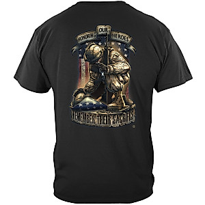 Honor Our Heroes Marine Corps US Army Air Force US Navy T-Shirt ADD24-MM2274M