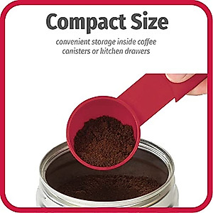 Goodcook Extendable Coffee Scoop, 2 Tablespoon, Small, Red